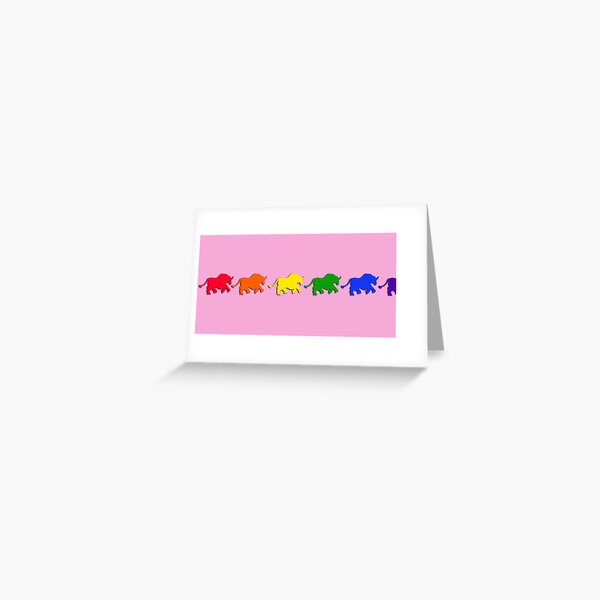"The symbol of 2021 is a bull, in a rainbow version, LGBT" Greeting ...