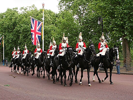 "Royal Household Cavalry, London, England 2" Poster by FranWest | Redbubble