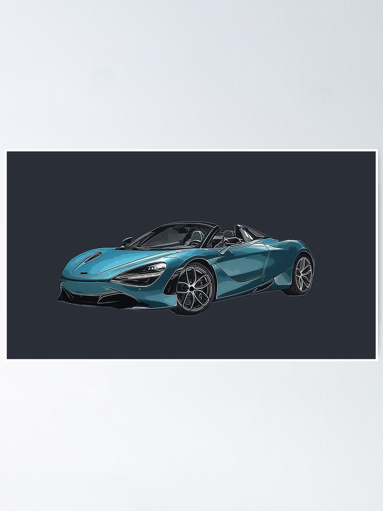" McLaren 720s " Poster by designshopp | Redbubble