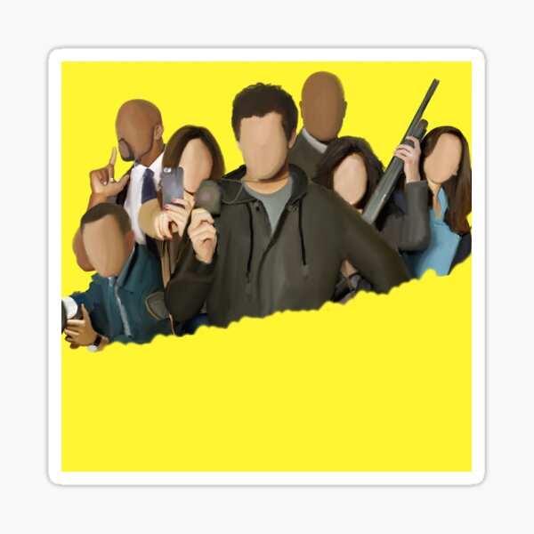 "Nine-Nine!" Sticker for Sale by nim02 | Redbubble