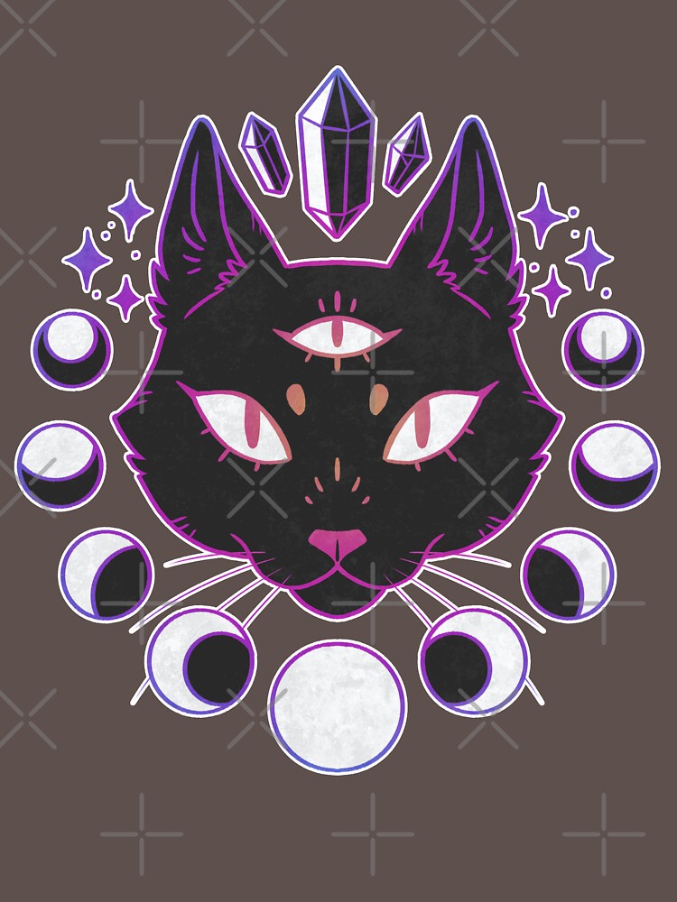 "Lunar Cat" T-shirt for Sale by kattvalk | Redbubble | cat t-shirts ...