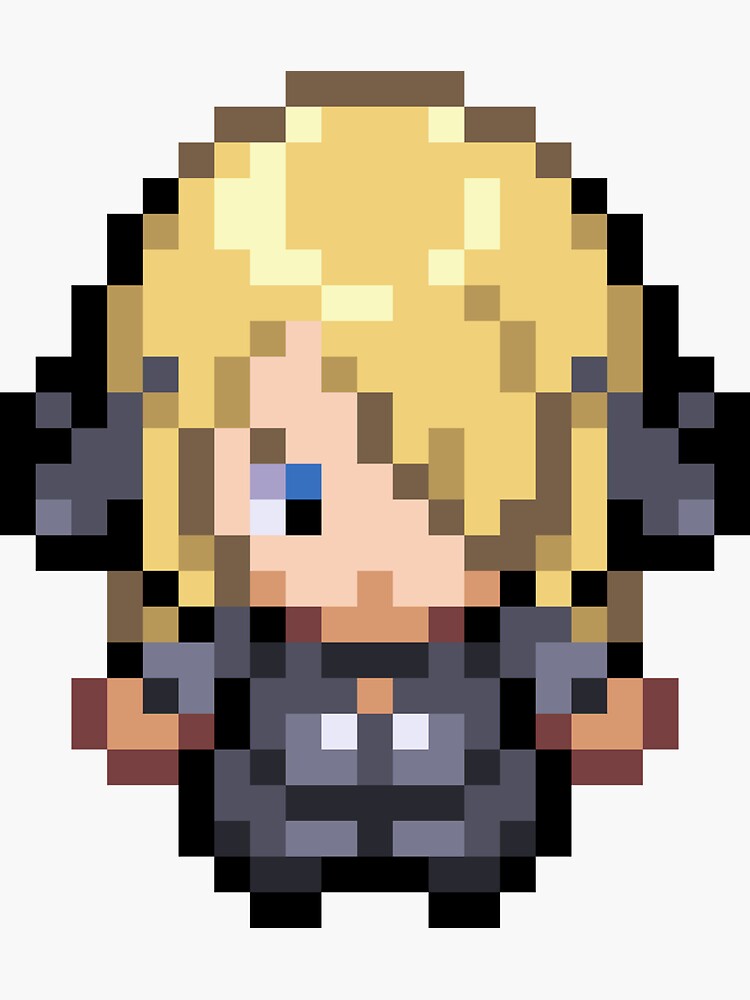 "Cynthia Overworld Sprite" Sticker by fourfourfour | Redbubble