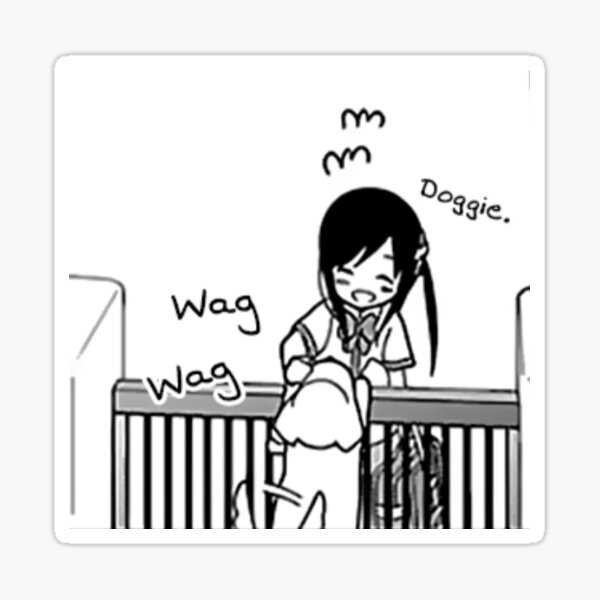 "Doggie wag wag" Sticker for Sale by TioBF | Redbubble