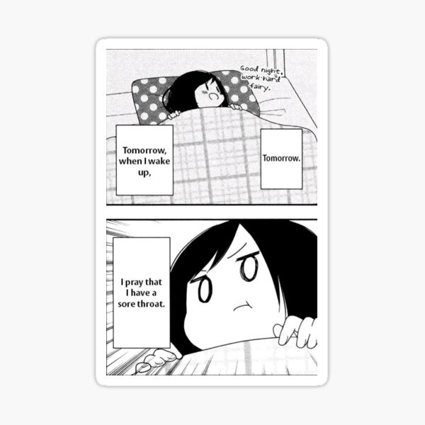"I pray that i have a sore throat" Sticker by :thonki: . | Redbubble
