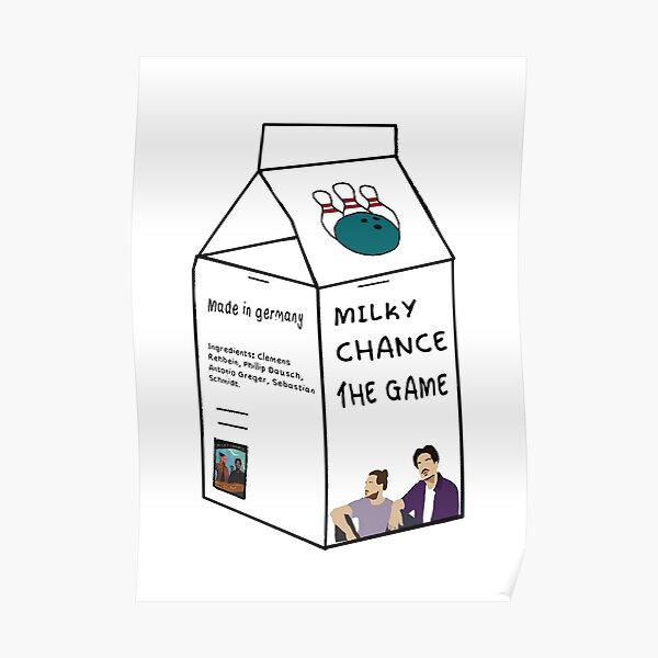 "Milky Chance - The Game" Poster for Sale by mitochondrion | Redbubble
