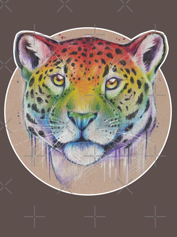 "Rainbow Leopard" T-shirt for Sale by kattvalk | Redbubble | rainbow t ...