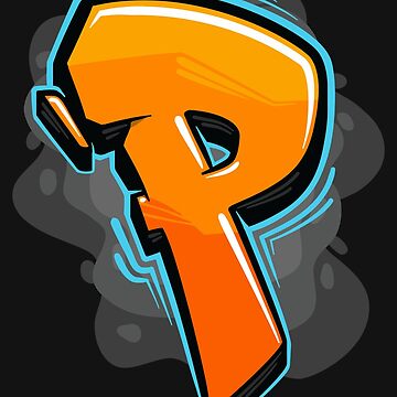 "Graffiti Letter P" Sticker for Sale by NameGraffiti | Redbubble