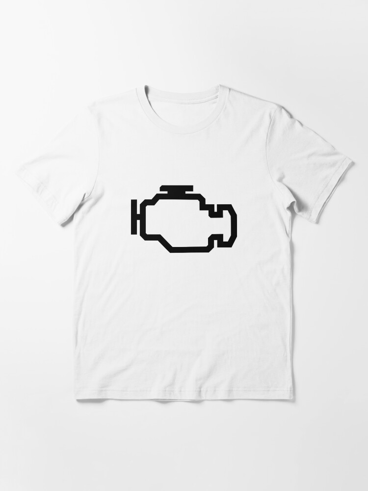 "Check Engine Light" T-shirt for Sale by Lowcorsa | Redbubble | check t ...