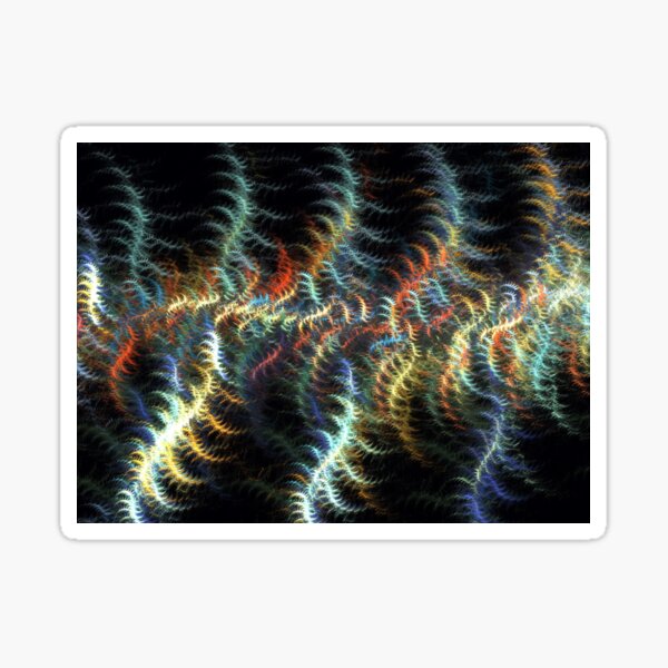 "Electromagnetic Field" Sticker for Sale by KimSyOk | Redbubble
