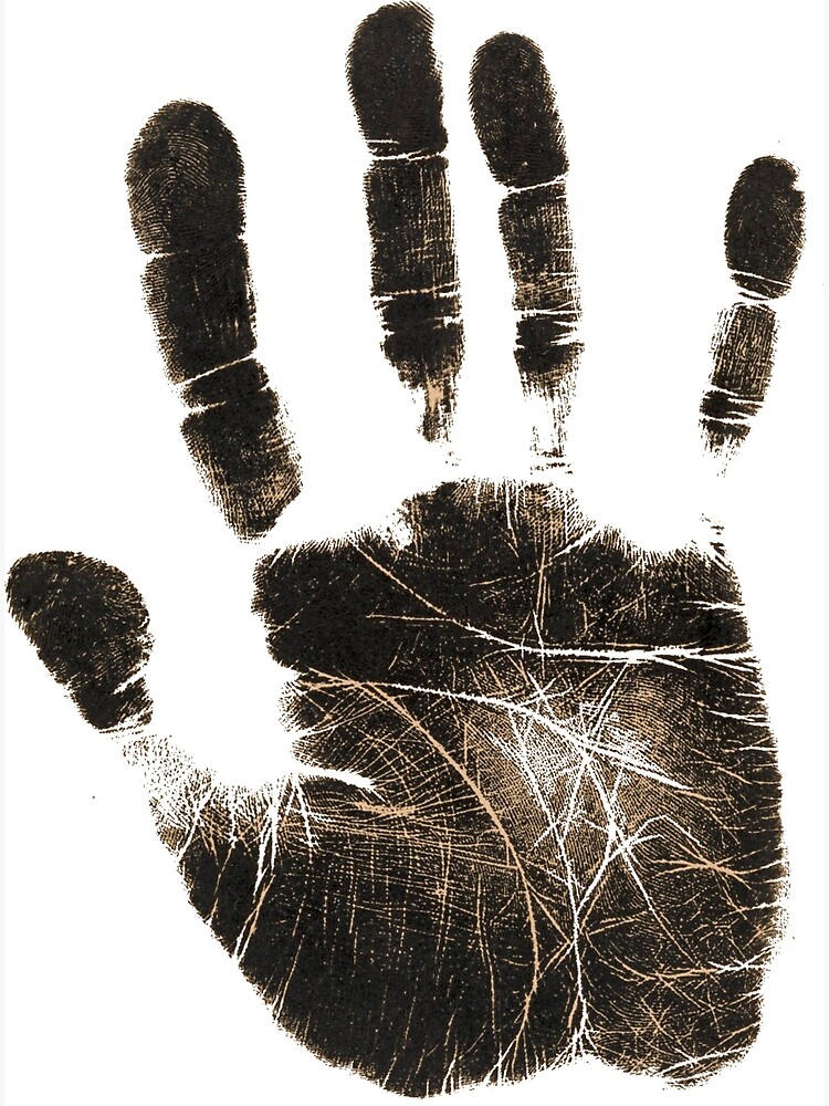 "Human handprint" Poster by mosfunky | Redbubble
