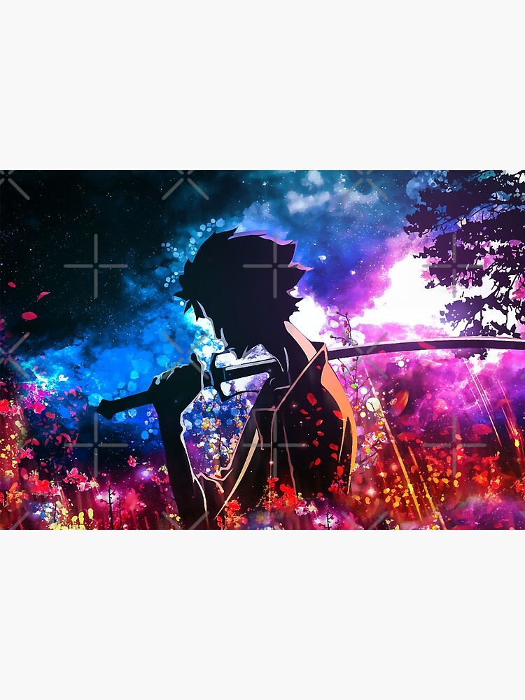 "Samurai Champloo night sky star flowers mugen" Mask by SyanArt | Redbubble