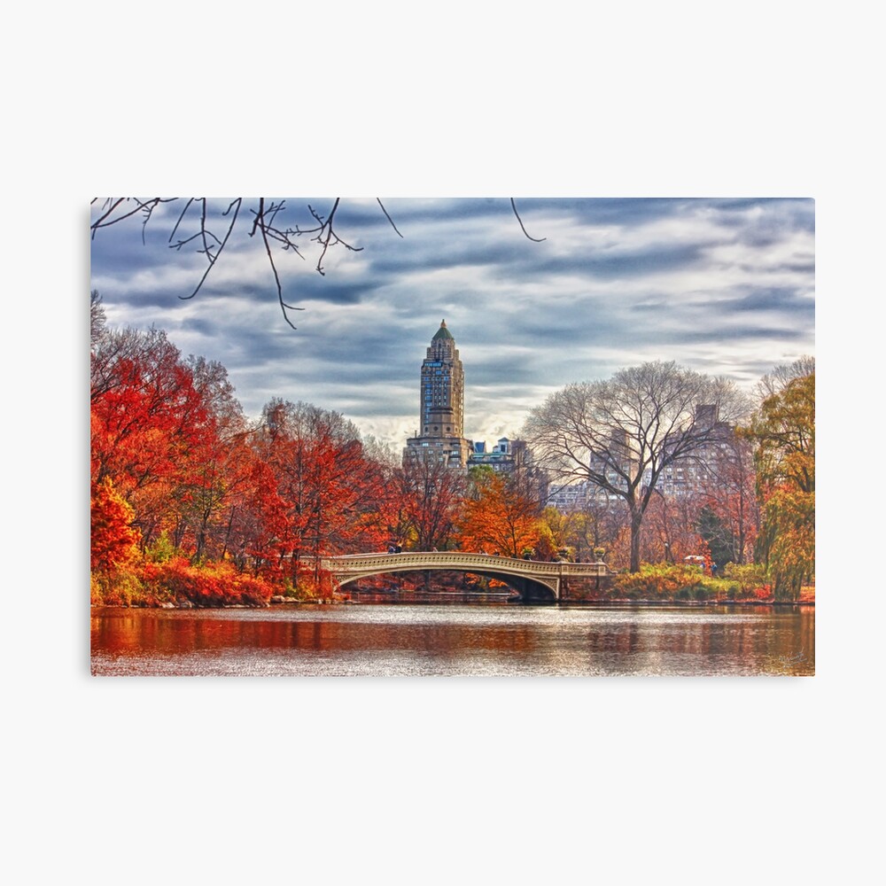 Digital Prints Prints Bow Bridge in Central Park Art print Urban ...