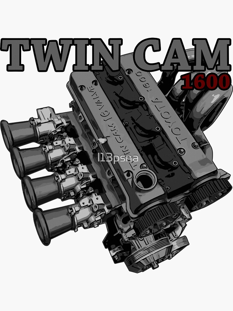 "TWIN CAM 4AGE" Sticker for Sale by l13psna | Redbubble