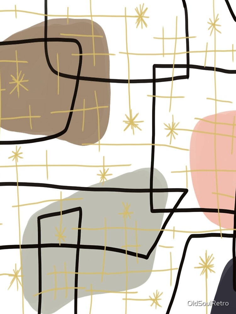 "Mid Mod Mix up" A-Line Dress for Sale by OldSoulRetro | Redbubble