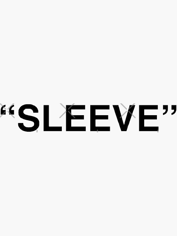 SLEEVE” Logo" Sticker for Sale by Scottharriman13 | Redbubble