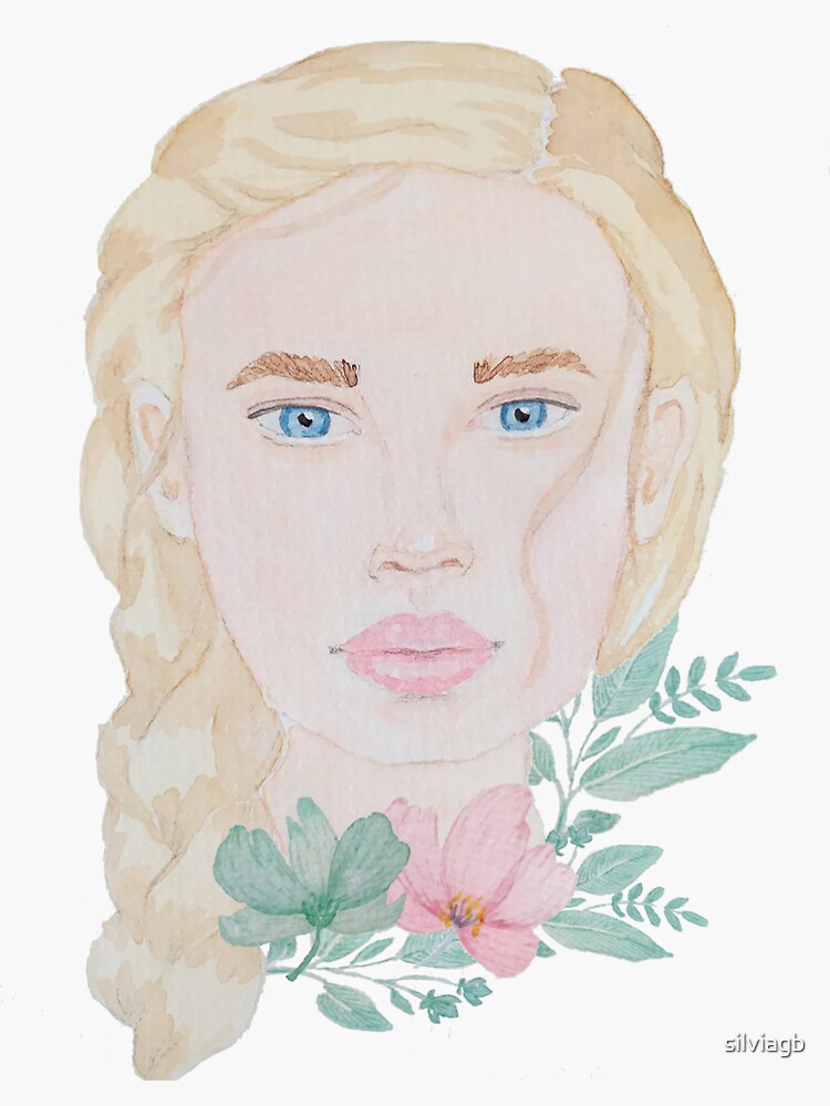"Braid" Sticker for Sale by silviagb | Redbubble