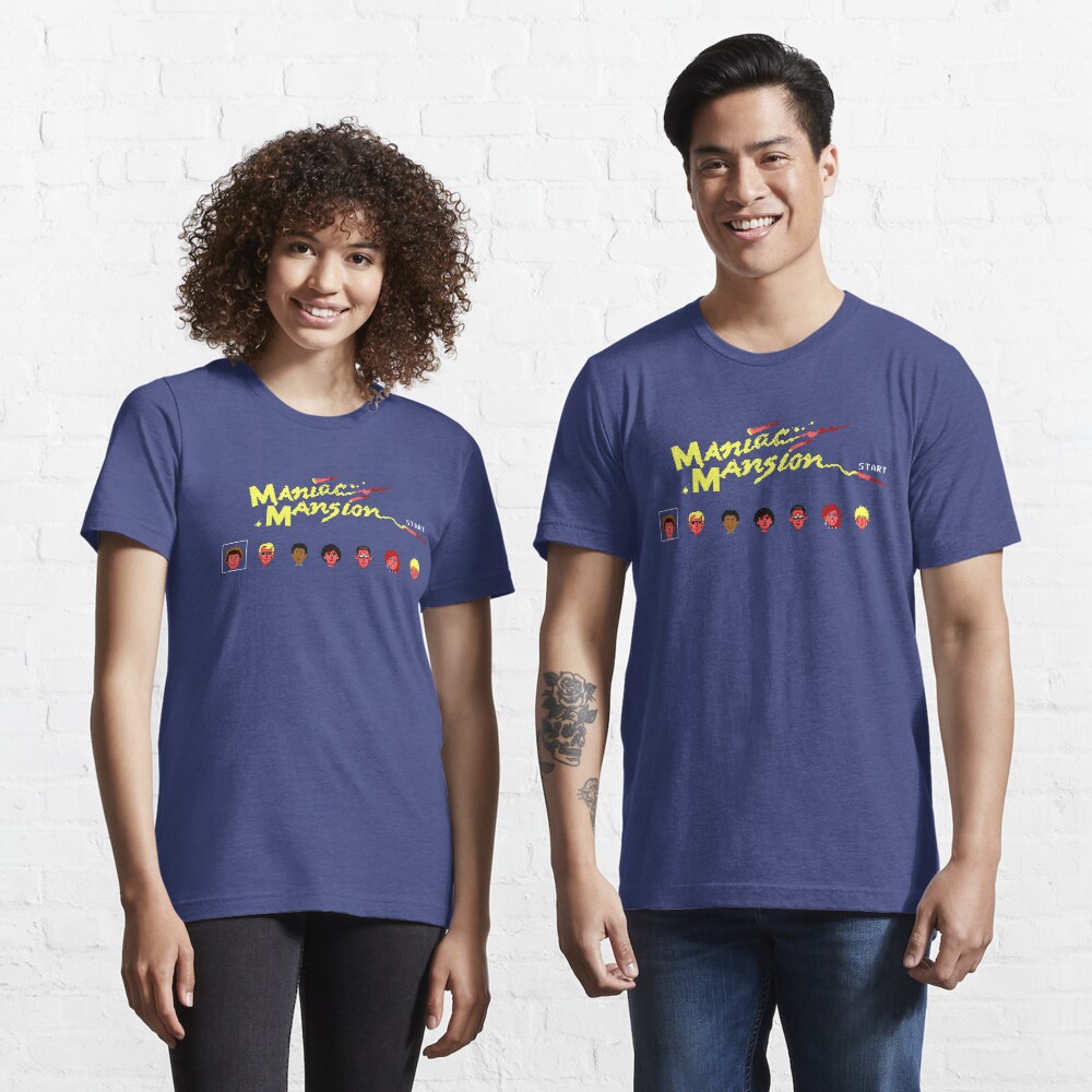 "Maniac Mansion" T-shirt for Sale by pixelskaya | Redbubble | maniac ...
