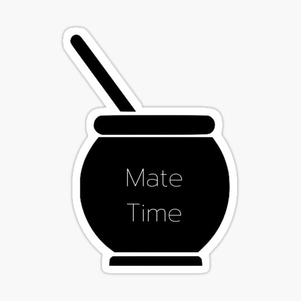 "Mate Time - Drink like Messi" Sticker for Sale by belucha | Redbubble