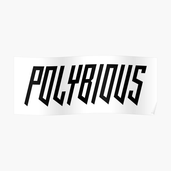 "Polybius Title Lettering" Poster for Sale by Urban-Lettering | Redbubble