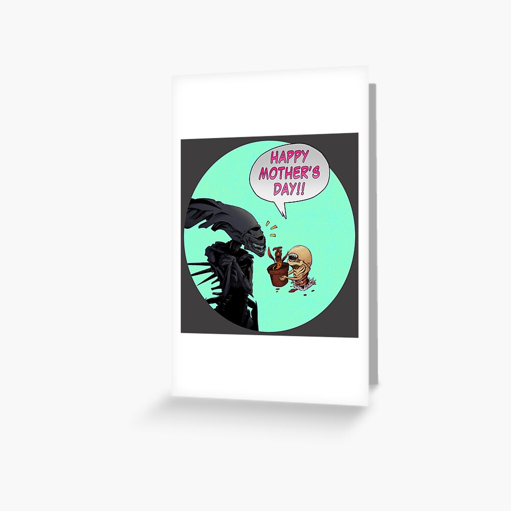 "Happy Mother's Day - Alien Movies" Greeting Card for Sale by Akazoku ...