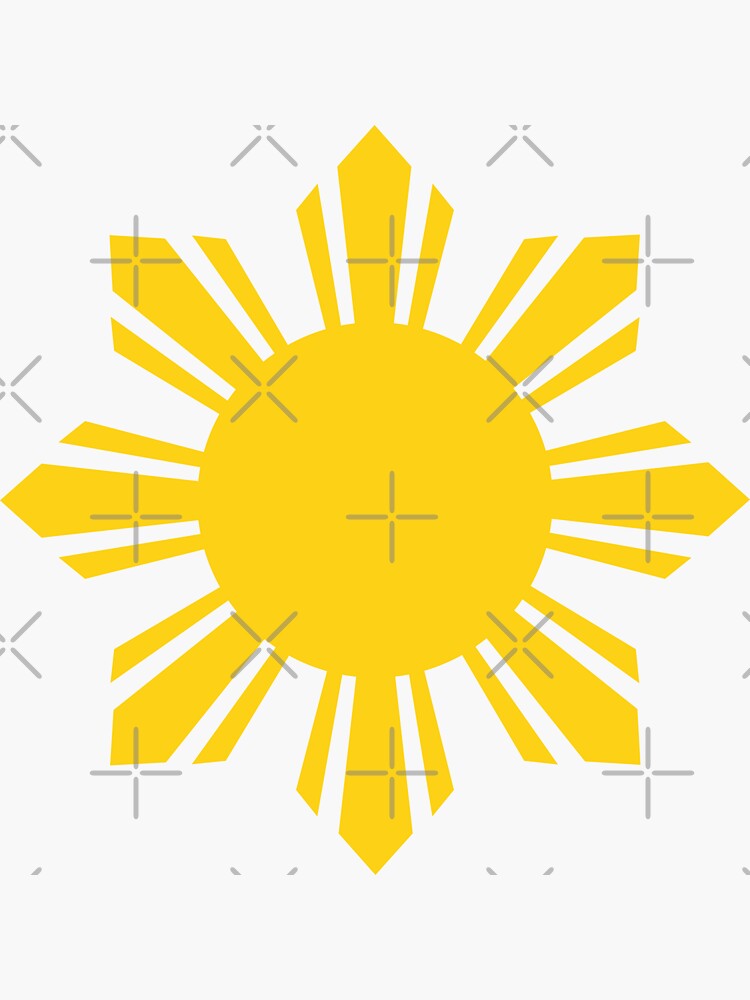 "Filipino Sun" Sticker by kayve | Redbubble