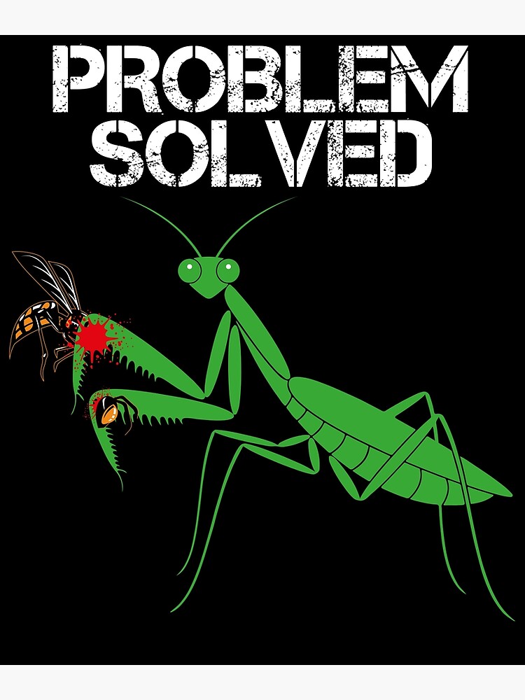 "Problem Solved Murder Hornets" Poster for Sale by jonawillian | Redbubble