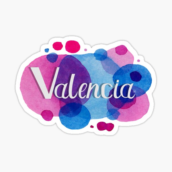 "Valencia, Spain" Sticker for Sale by adeillustrator | Redbubble