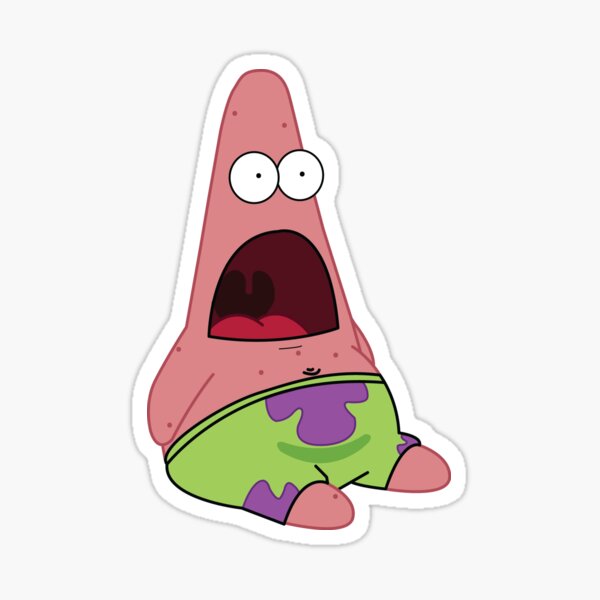 "Patrick" Sticker for Sale by HolyOats | Redbubble