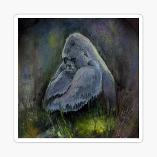 "The Thinker" Sticker for Sale by SvalbardKnut | Redbubble