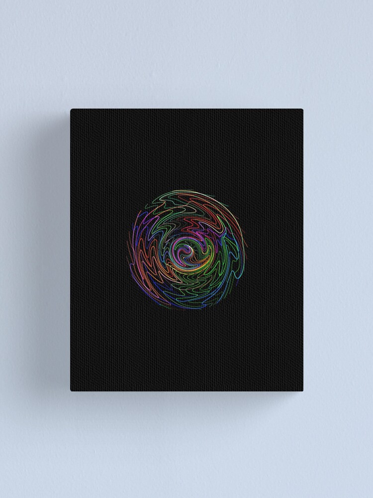"Laser Color Wheel - Negative Laser Color Wheel" Canvas Print for Sale ...