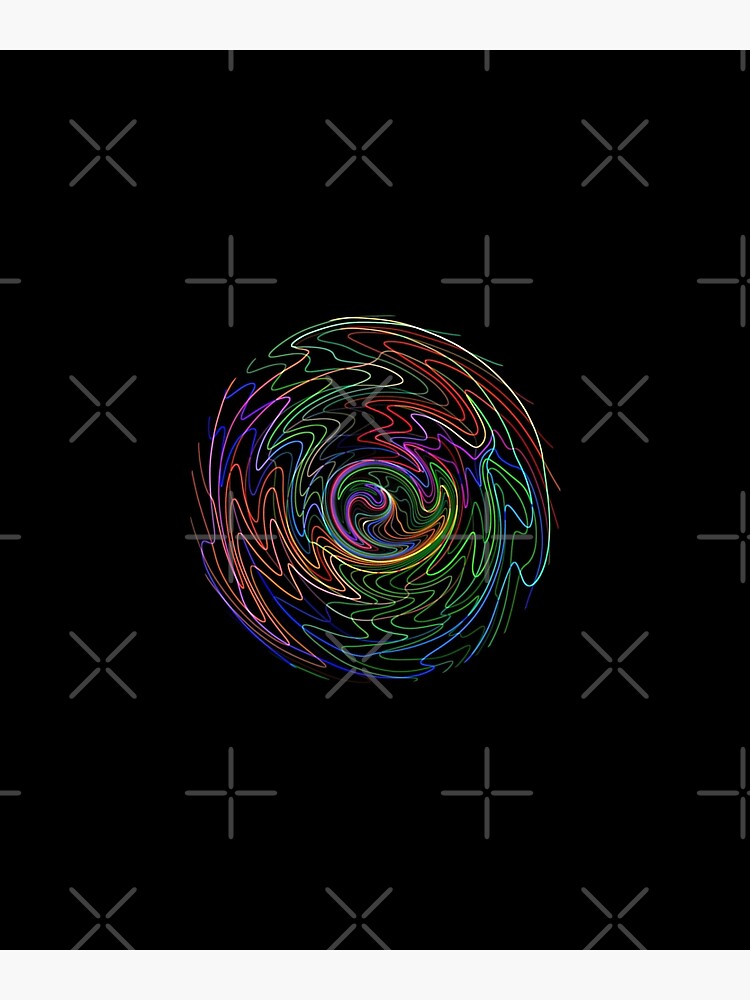 "Laser Color Wheel - Negative Laser Color Wheel" Canvas Print for Sale ...