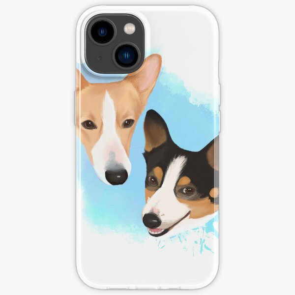 "Louie and Dipper the Corgis" iPhone Case for Sale by crystalartsy ...