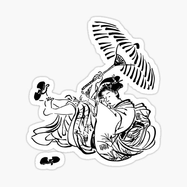 "Clumsy" Sticker for Sale by Eastern-Chi | Redbubble