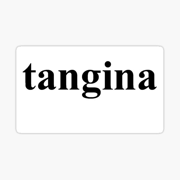 "tangina - salitang makata" Sticker for Sale by cynicmunchkin | Redbubble