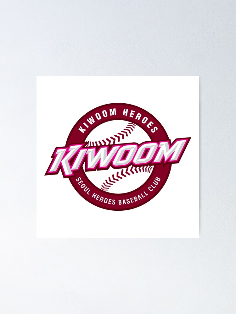 "KBO KIWOOM HEROES SEOUL Logo Emblem - Korea Baseball Merch Hat ...