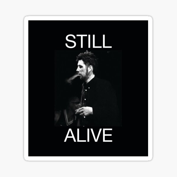 "Shane MacGowan II Still Alive" Sticker for Sale by HSPhotography ...
