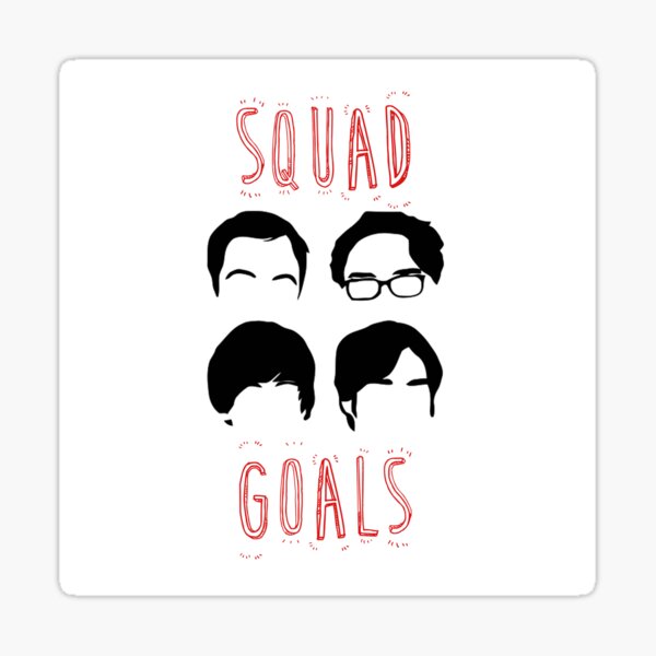 "Squad goals" Sticker by rastapop | Redbubble