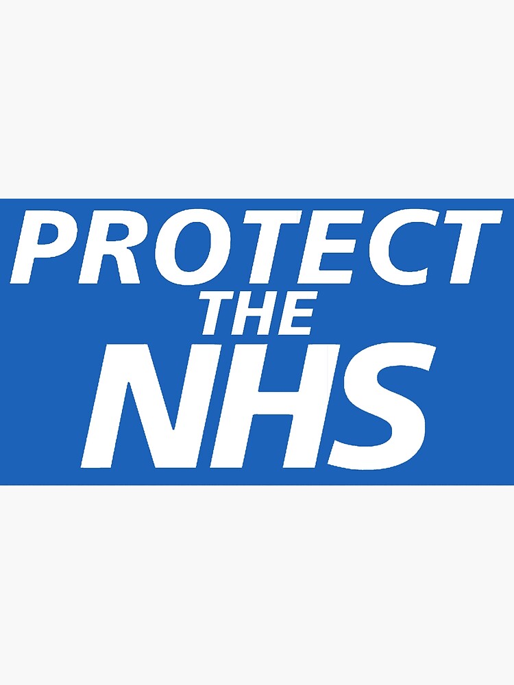 "Protect the NHS" Poster by tomfewings | Redbubble