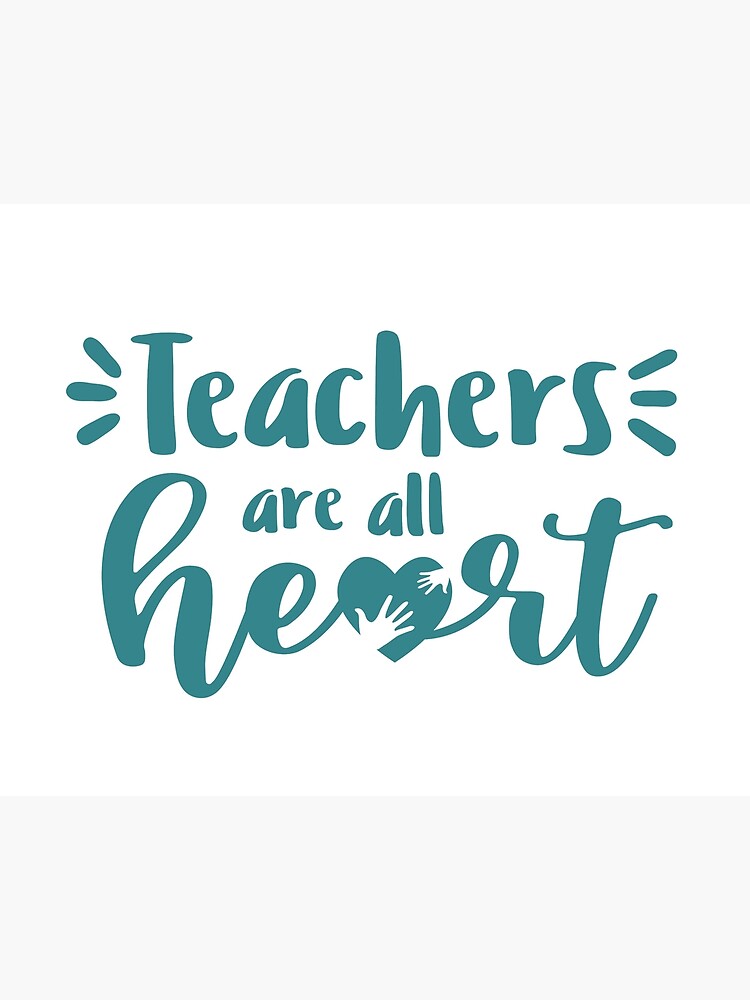 "Teachers are All Heart, teacher, teacher appreciation, apple, heart ...