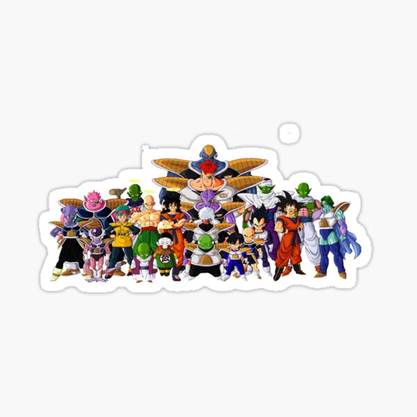 "Dragon ball z" Sticker for Sale by Frag57 | Redbubble