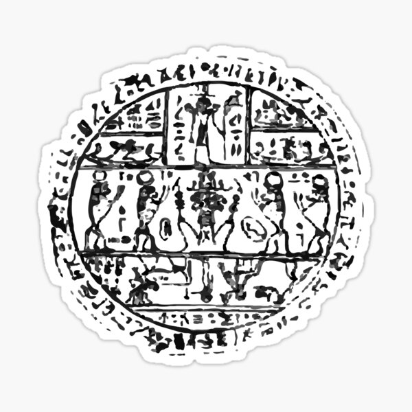 "Hieroglyphic 1" Sticker by amlpdiu | Redbubble