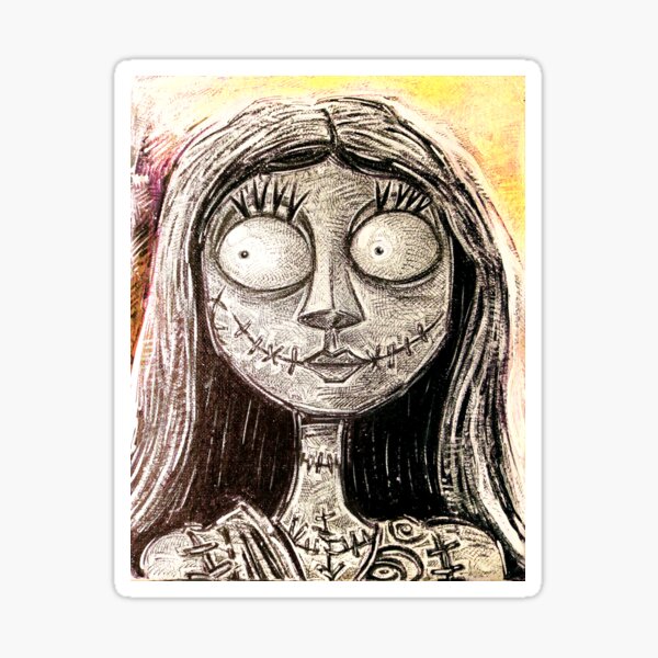 "Sally" Sticker for Sale by Lincke | Redbubble