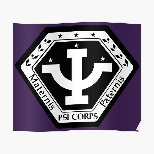 Póster « El cuerpo es padre. El logo de PSI CORPS» de eleaj | Redbubble