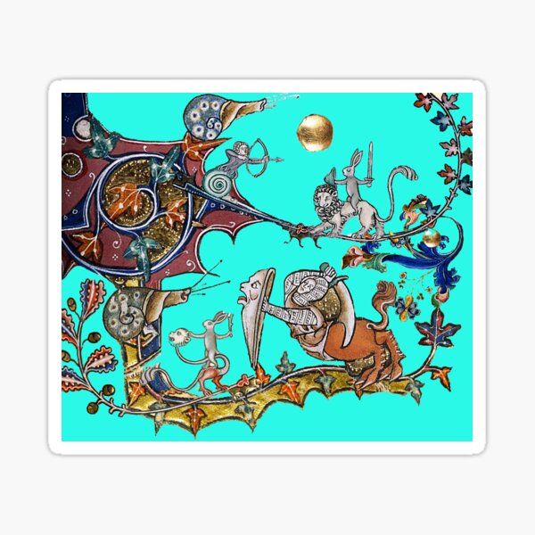 "WEIRD MEDIEVAL BESTIARY WAR Between Snails and Killer Rabbits ,Lion ...