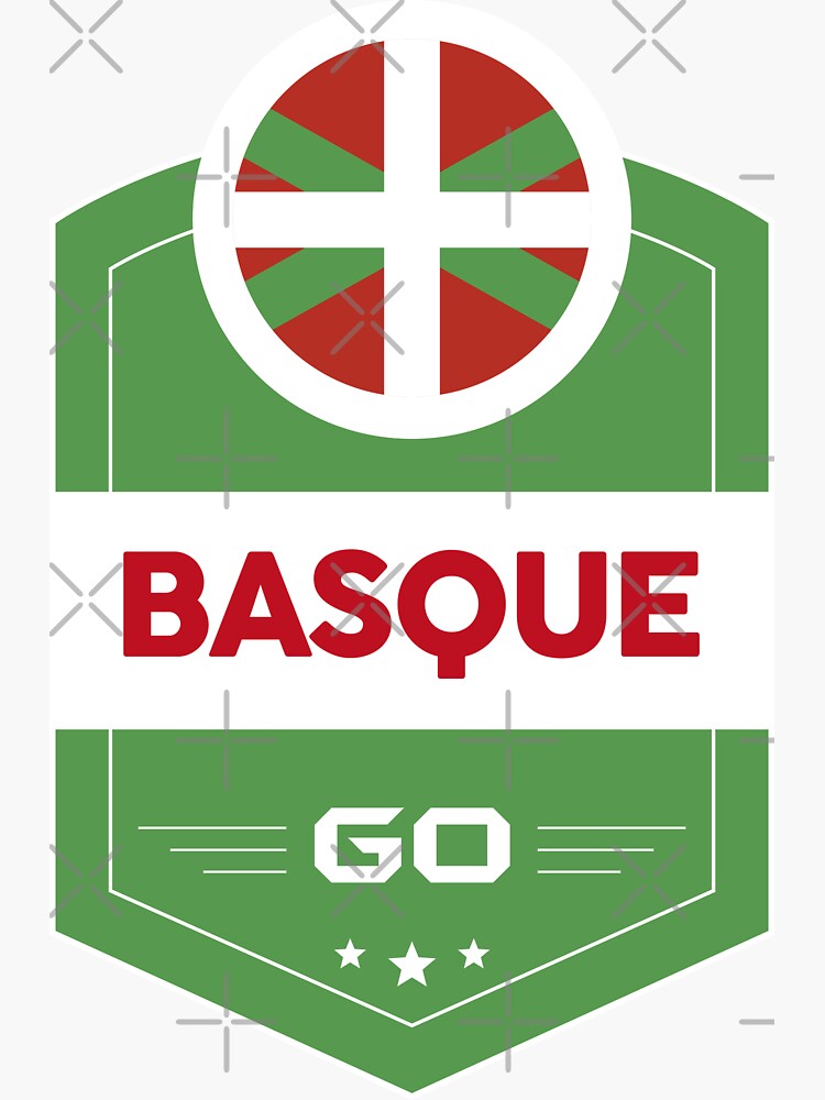 "BASQUE COUNTRY SHIELD" Sticker for Sale by MarkMotta | Redbubble