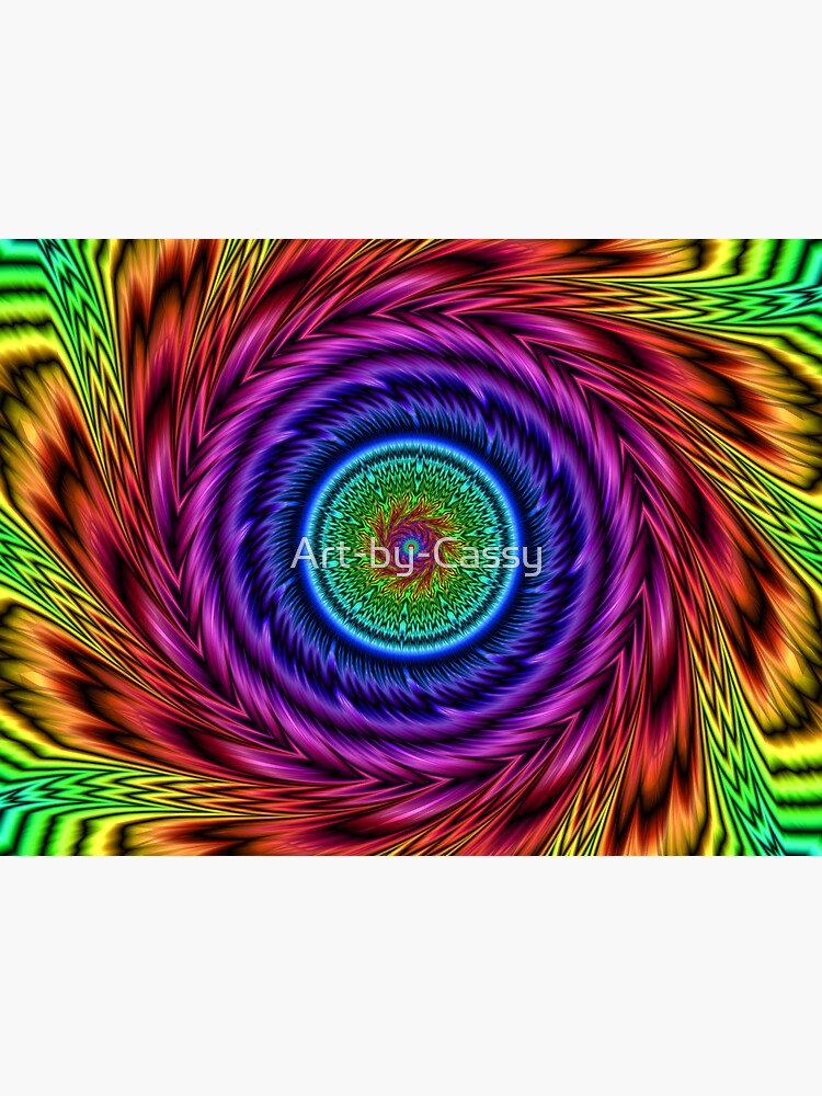 "TRIPPY SWIRL" Sticker for Sale by Art-by-Cassy | Redbubble