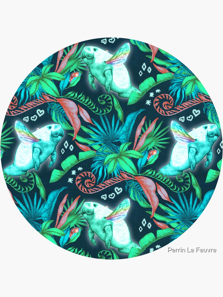 "Fantastical ManaBee Garden " Sticker for Sale by PerrinLeFeuvre ...