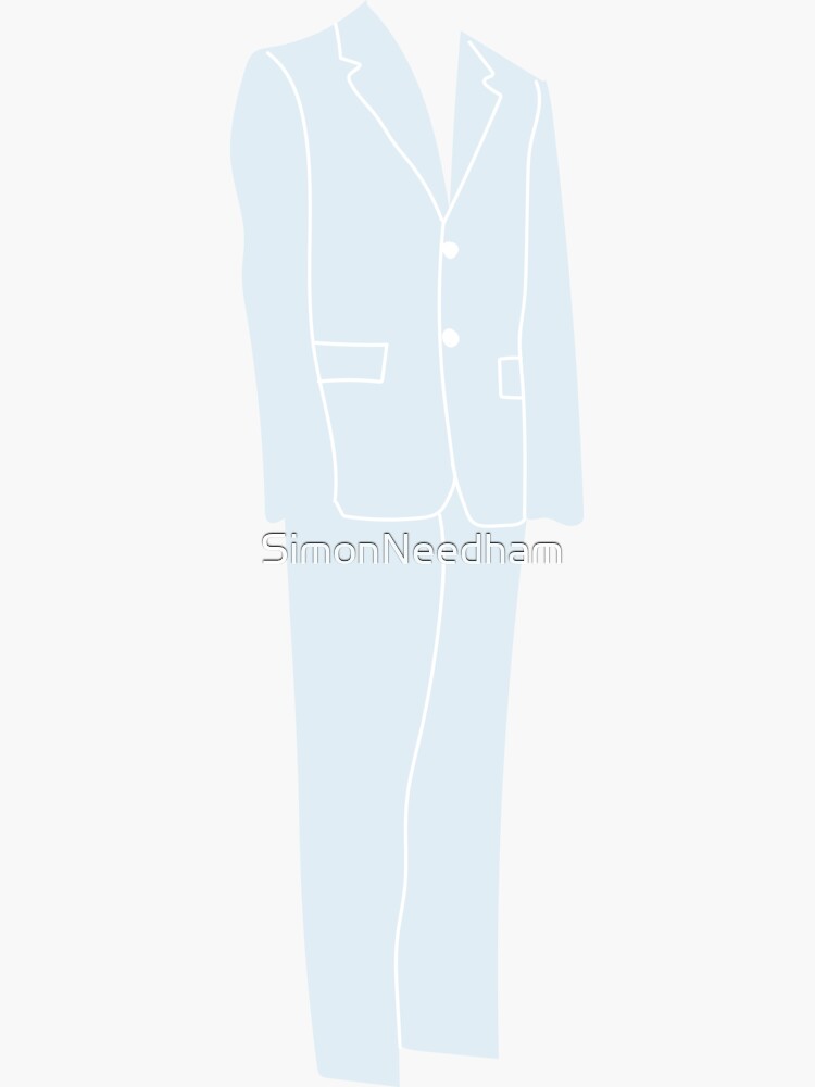 "minimal igor suit" Sticker for Sale by SimonNeedham | Redbubble