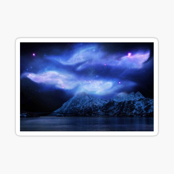 "Night Sky" Sticker by domcia | Redbubble
