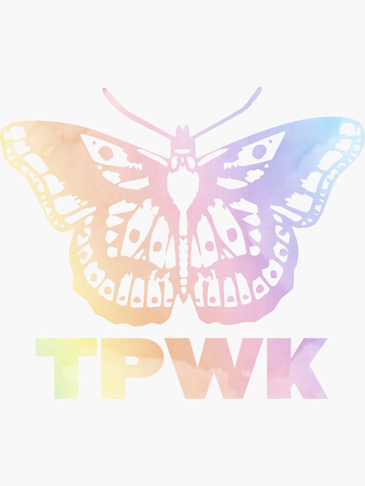 "TPWK Watercolor Butterfly Rainbow" Sticker for Sale by hayleypage730 ...